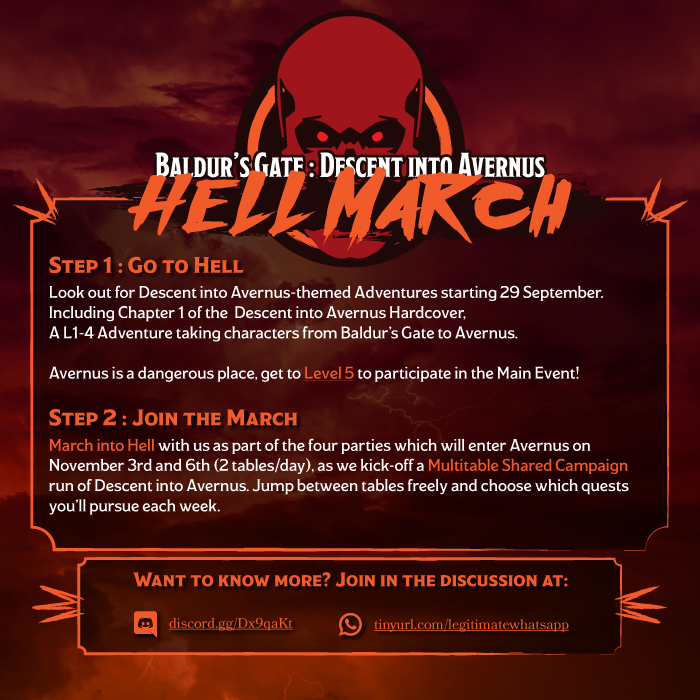 HELL MARCH - The Legitimate Business - 100% Legit Dungeons & Dragons ...